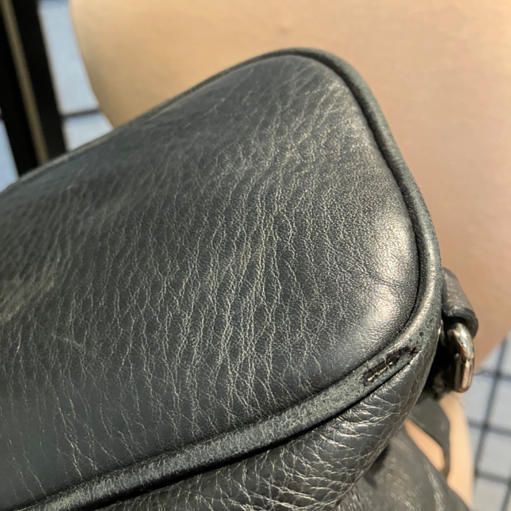 Coach Park Backpack, Black Leather, Drawstring, Turn … - Gem